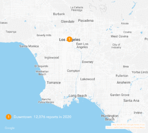 Crime fell in Los Angeles last year, but not for everyone
